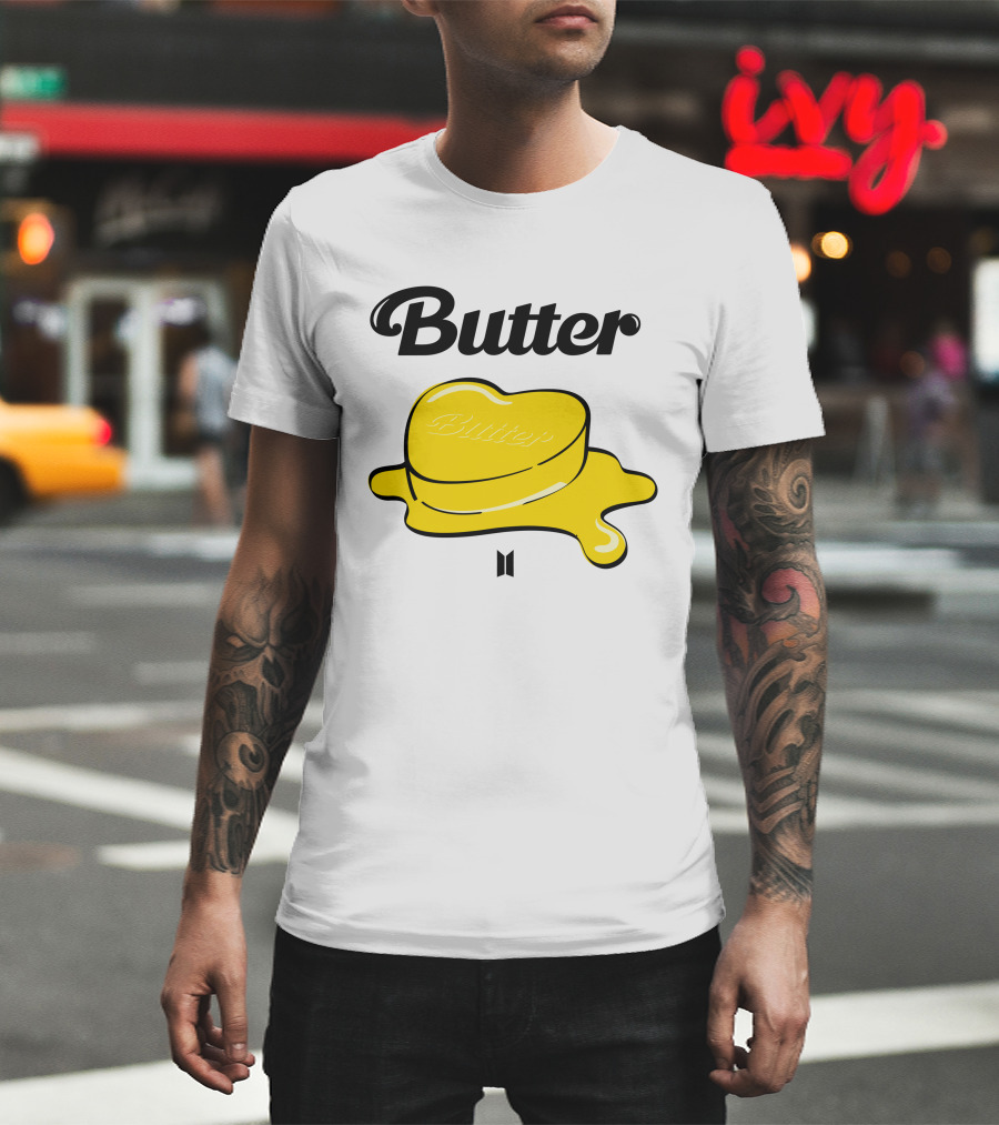 BTS Butter Melting Heart T-Shirt