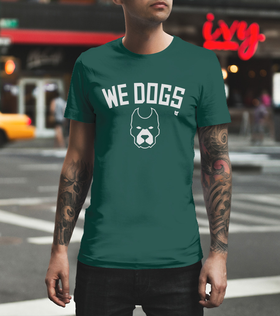 We Dogs Bull Dog Face T-Shirt