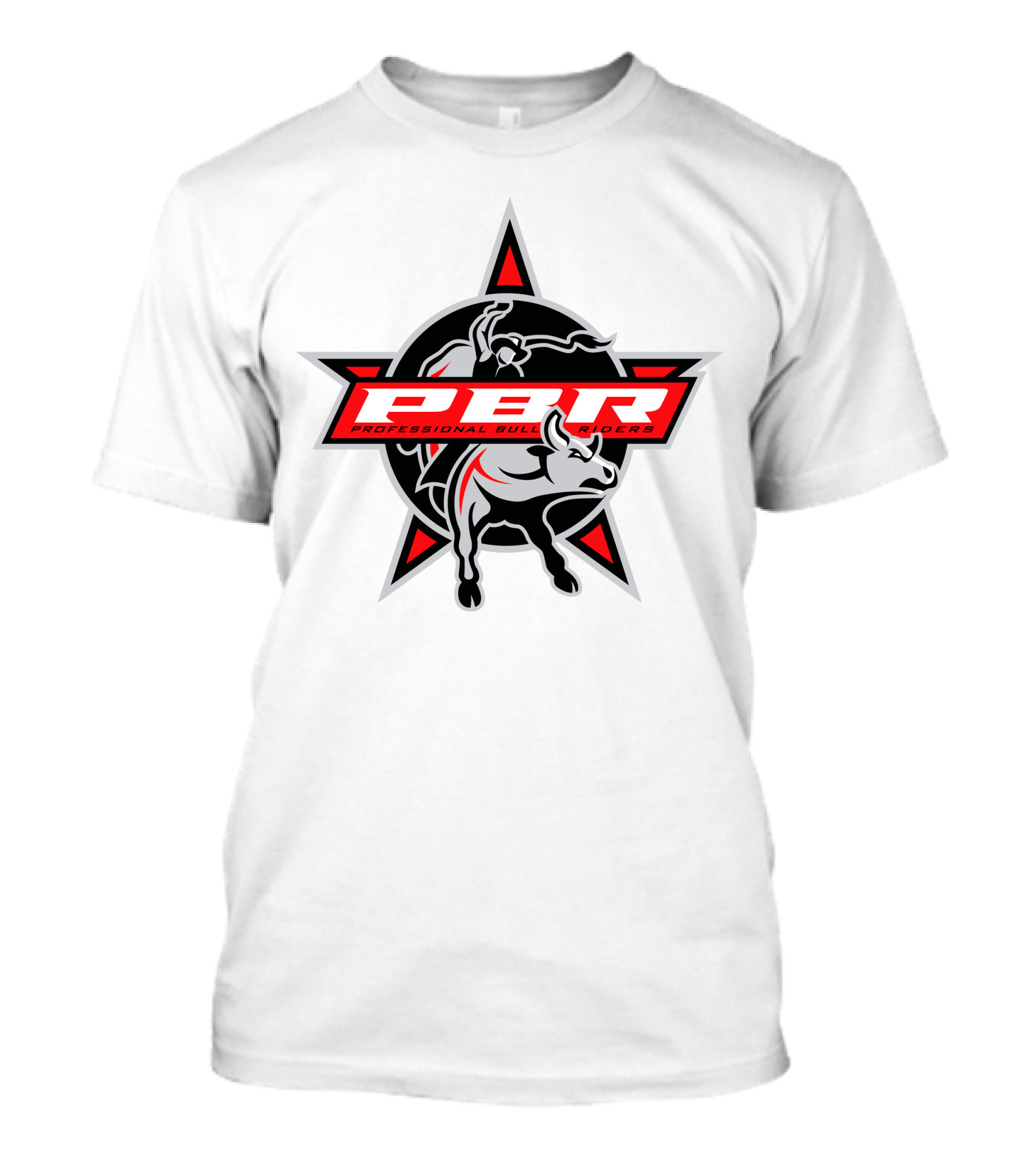 PBR Professional Bull Riders Logo Star And Bull T-Shirt