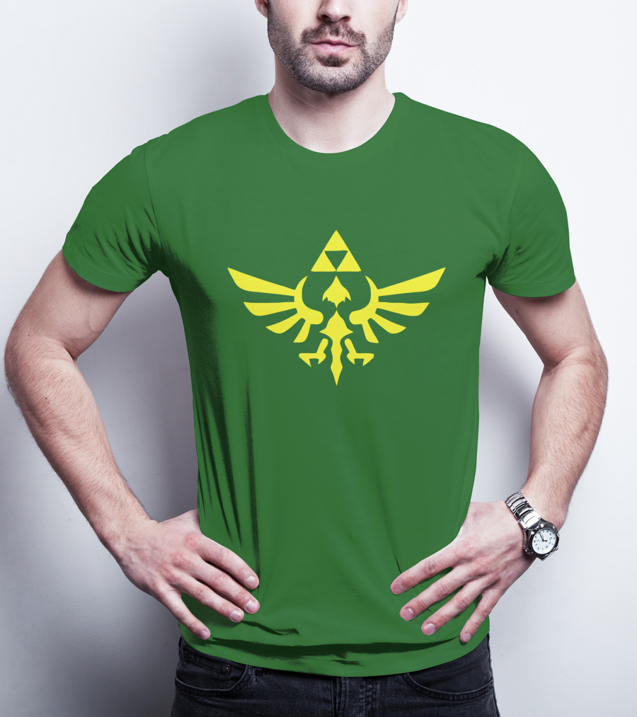 The Legend Of Zelda Hylian Crest Isohel Green T-Shirt