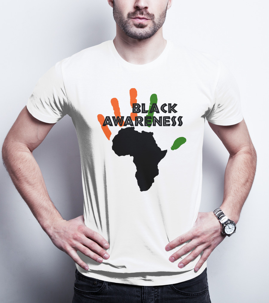 BLACK AWARENESS AFRICA HANDPRINT T-Shirt