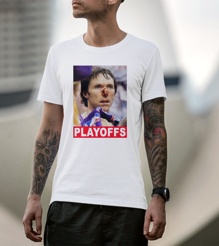 Steve Nash Playoffs Broken Nose T-Shirt
