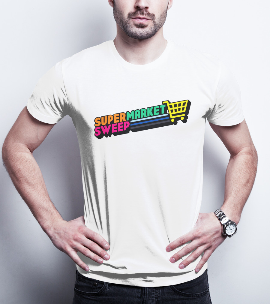 Supermarket Sweep Retro Shopping Cart T-Shirt