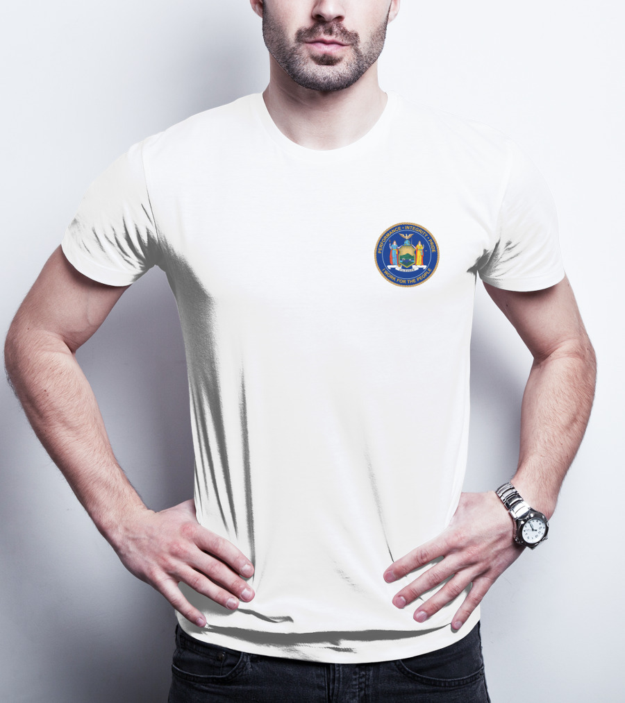 Cuomo Polo New York State Seal Leadership Service Integrity Courage Honor T-Shirt