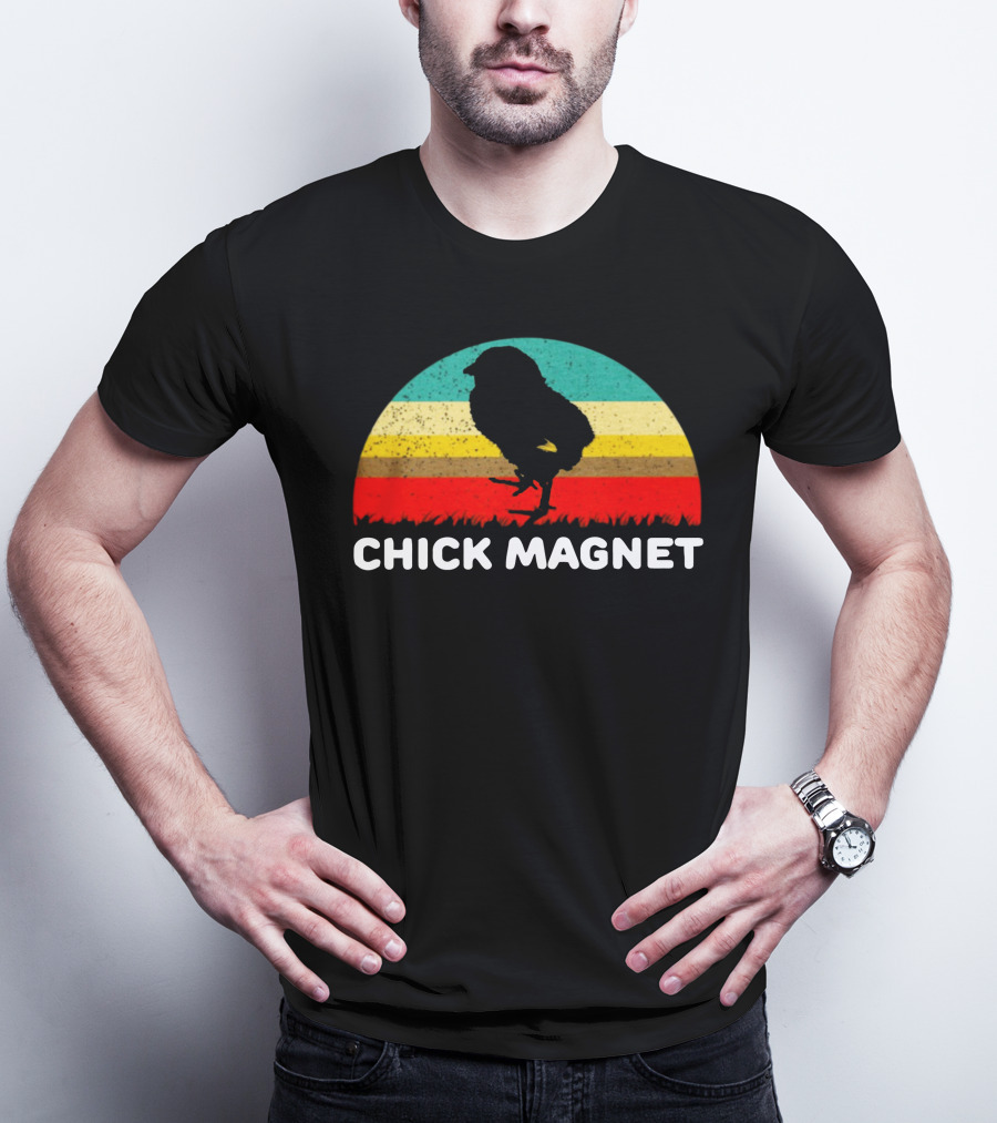 Kenny Omega Chick Magnet Retro Sunset T-Shirt