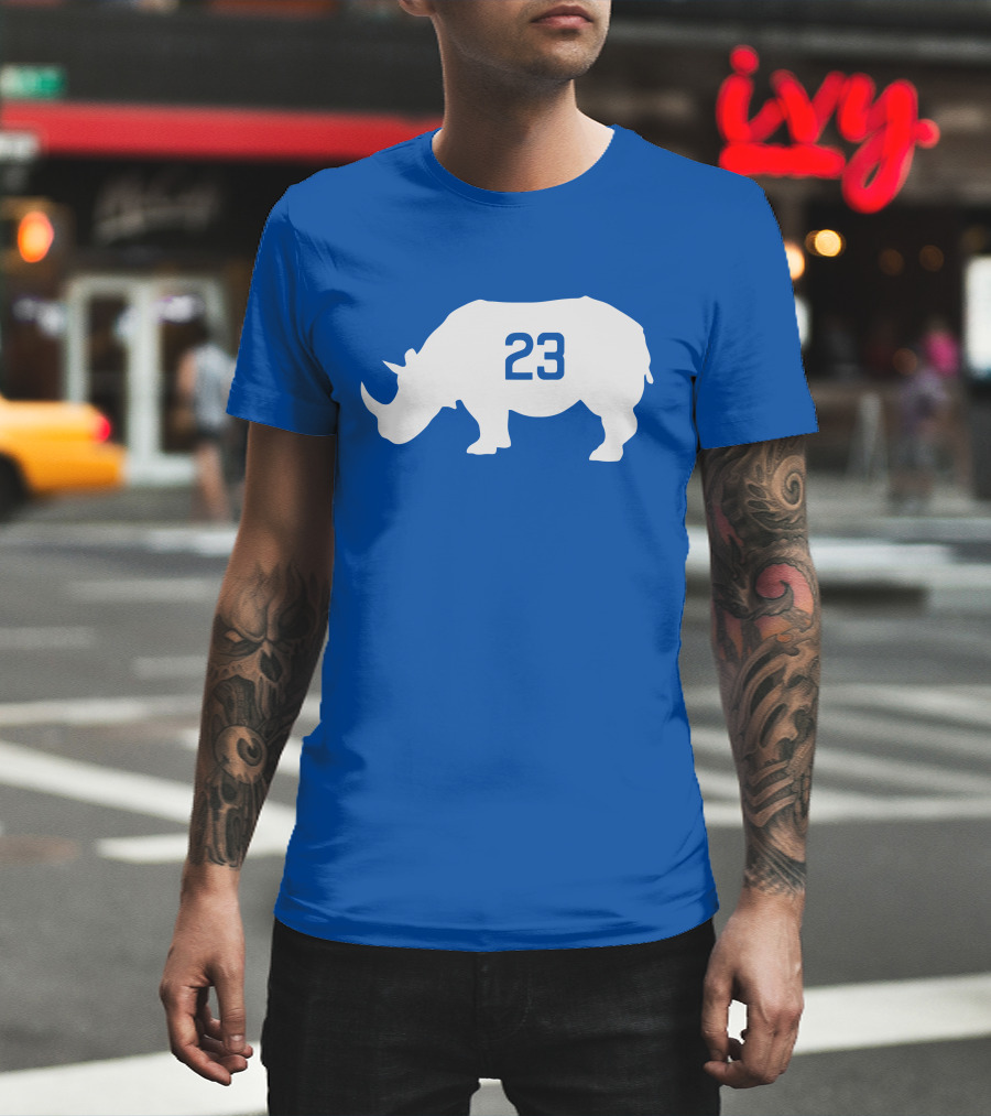 The Ryno 23 Obvious White Rhino T-Shirt