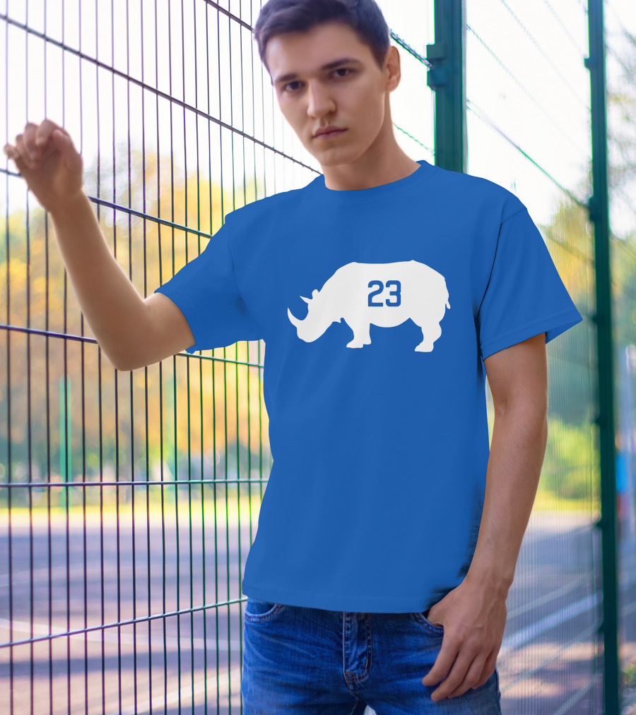 The Ryno 23 Obvious White Rhino T-Shirt