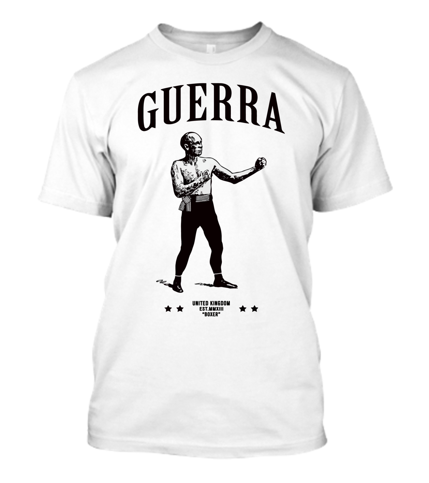 GUERRA United Kingdom Est. MMXIII Boxer T-Shirt