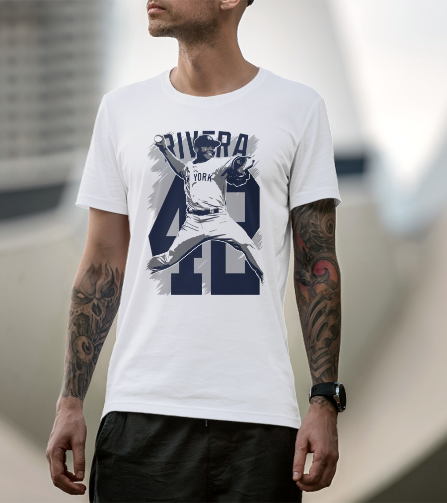 Rivera 42 New York Yankees Baseball Legend T-Shirt