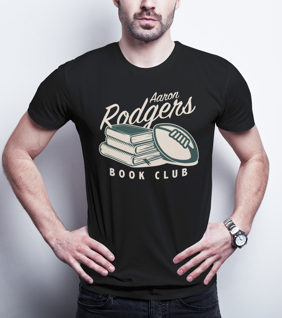 Aaron Rodgers Book Club Football And Books T-Shirt