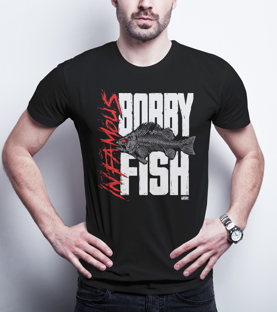 Bobby Fish Infamous AEW Red Star T-Shirt