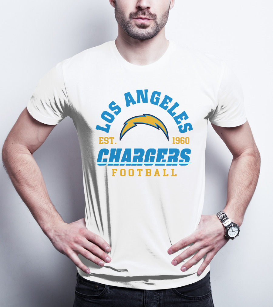 Los Angeles Chargers Est. 1960 Football T-Shirt