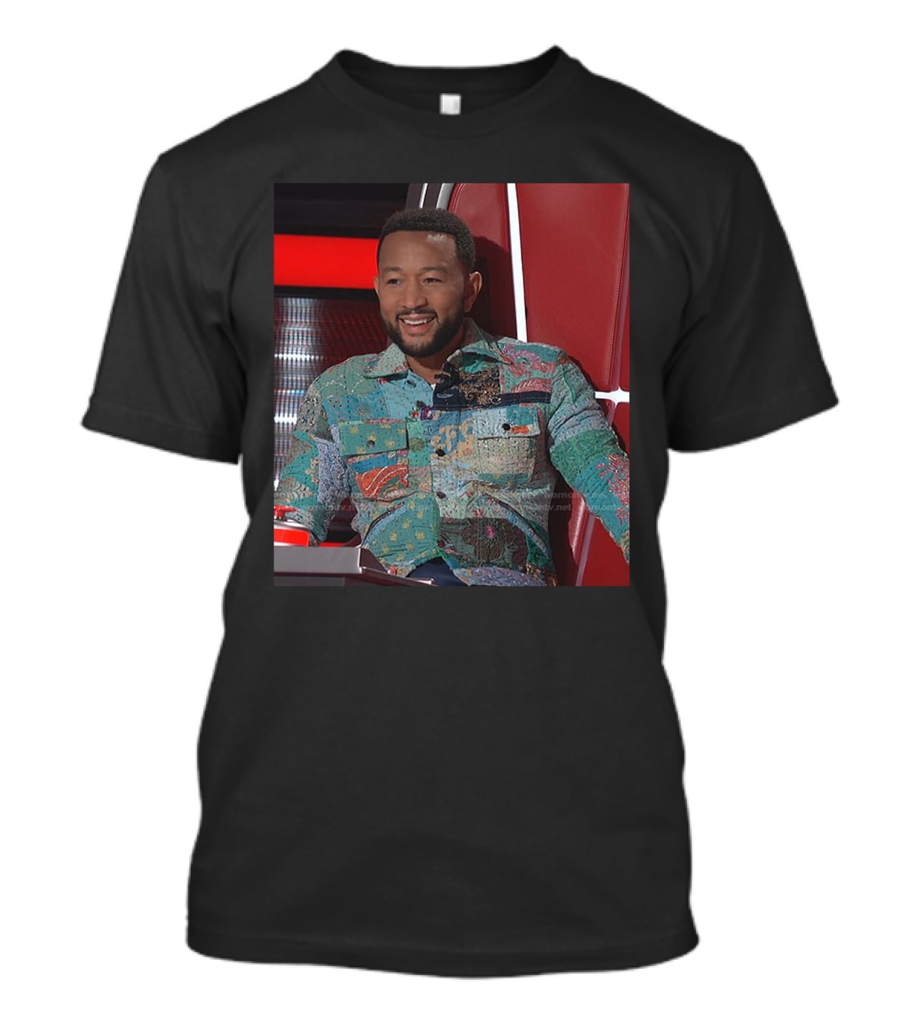 John Legend Patchwork Style On The Voice T-Shirt