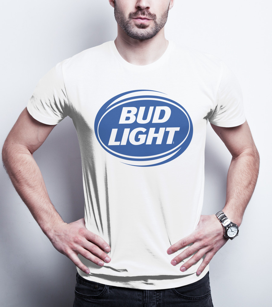 Bud Light Classic Blue Oval T-Shirt