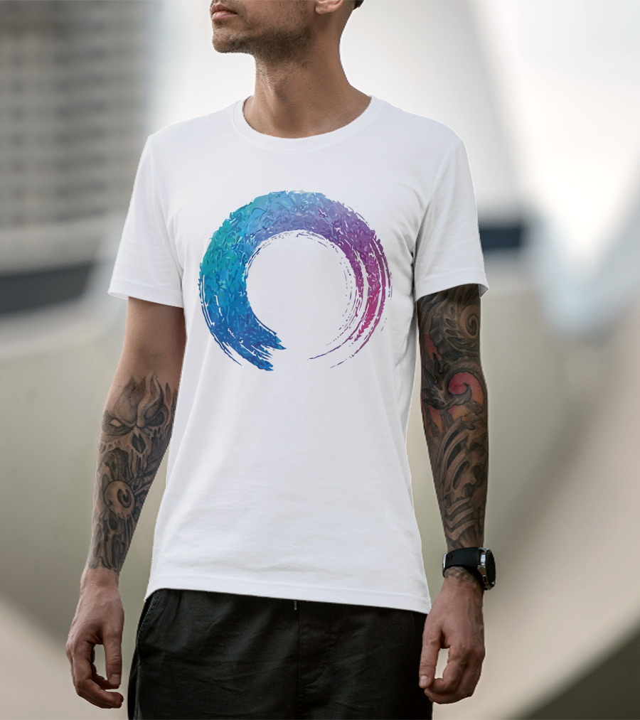 Funilab X Koan Zen Enso Circle Gradient T-Shirt