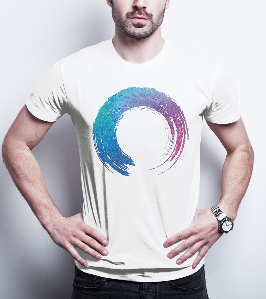 Funilab X Koan Zen Enso Circle Gradient T-Shirt