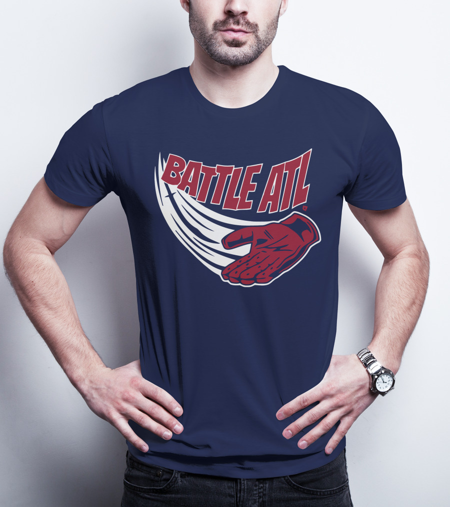 Battle ATL Atlanta Braves Hand Gesture T-Shirt