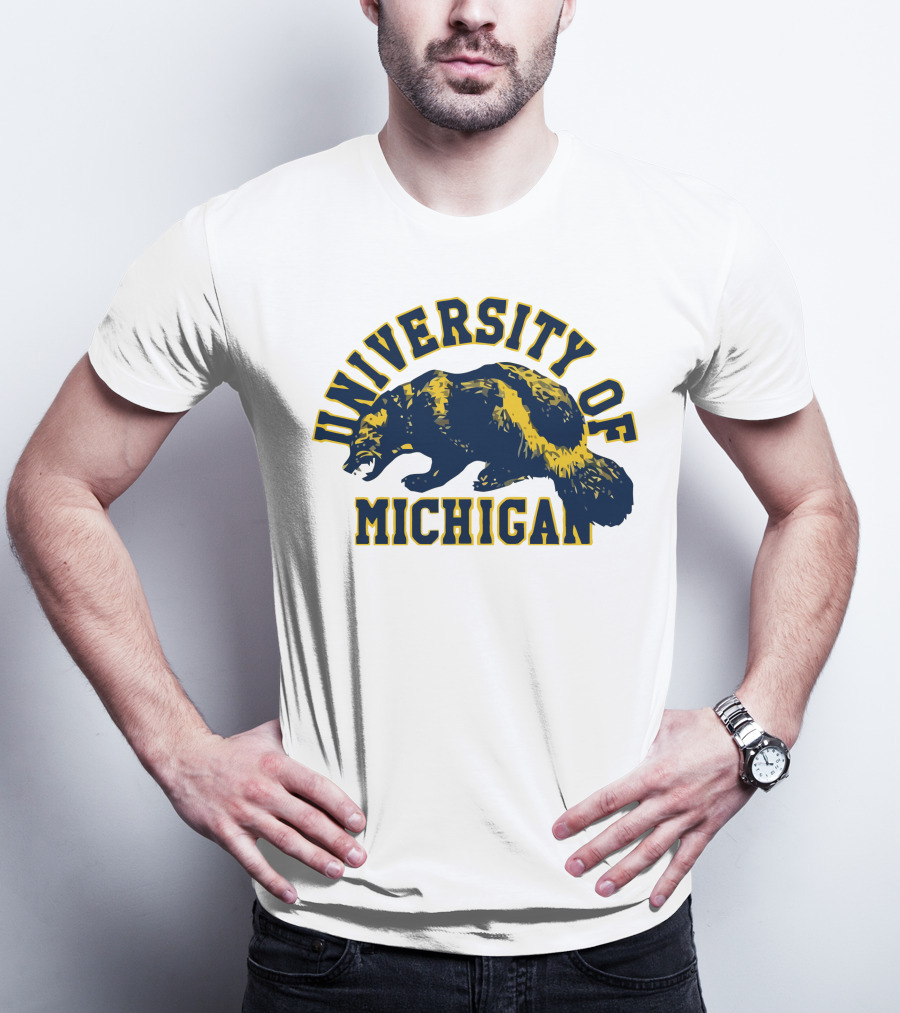 University Of Michigan Wolverines Vintage Wolverine T-Shirt
