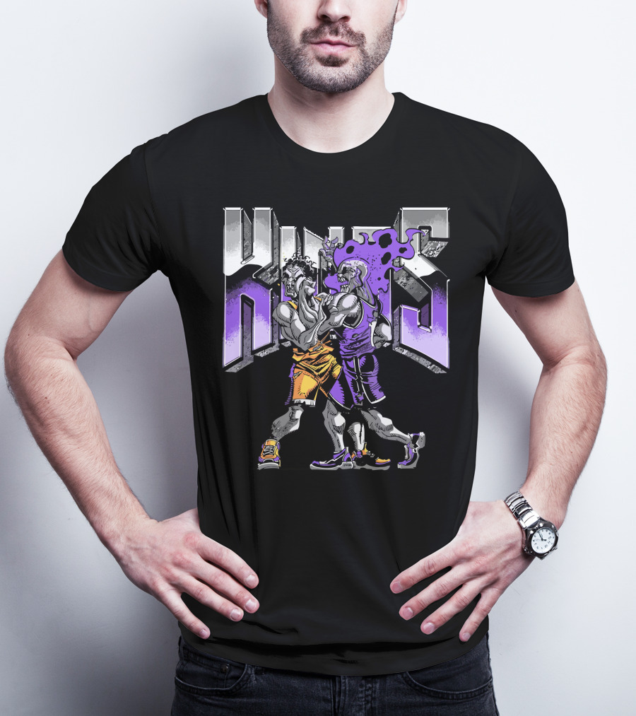 Sacramento Kings Revenge Of The Dead Basketball Duel Zombie Warriors T-Shirt