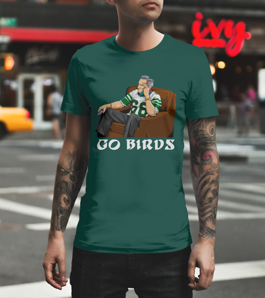 Go Birds Philadelphia Eagles Football 66 Jersey Fan T-Shirt