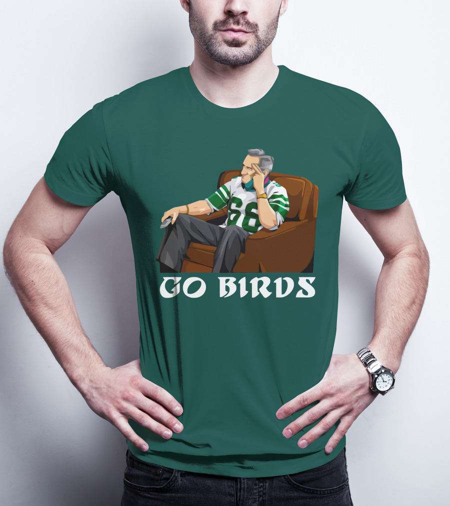 Go Birds Philadelphia Eagles Football 66 Jersey Fan T-Shirt