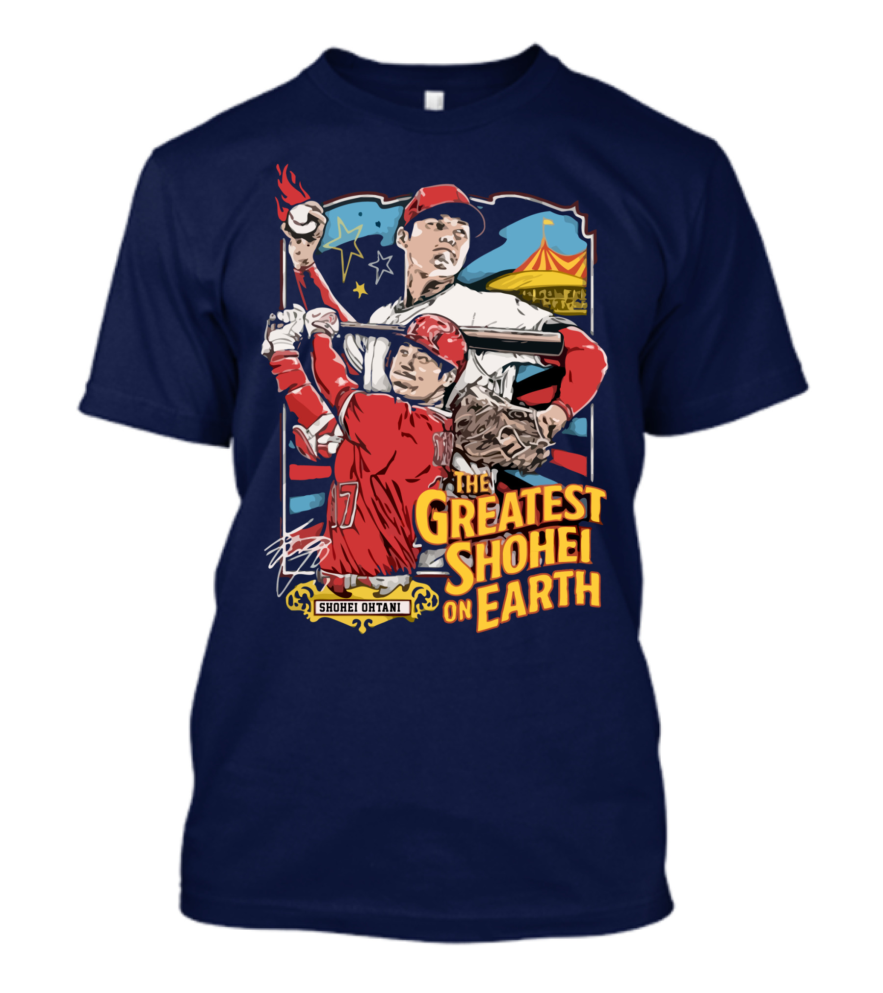 Shohei Ohtani Pitcher And Batter The Greatest Shohei On Earth T-Shirt