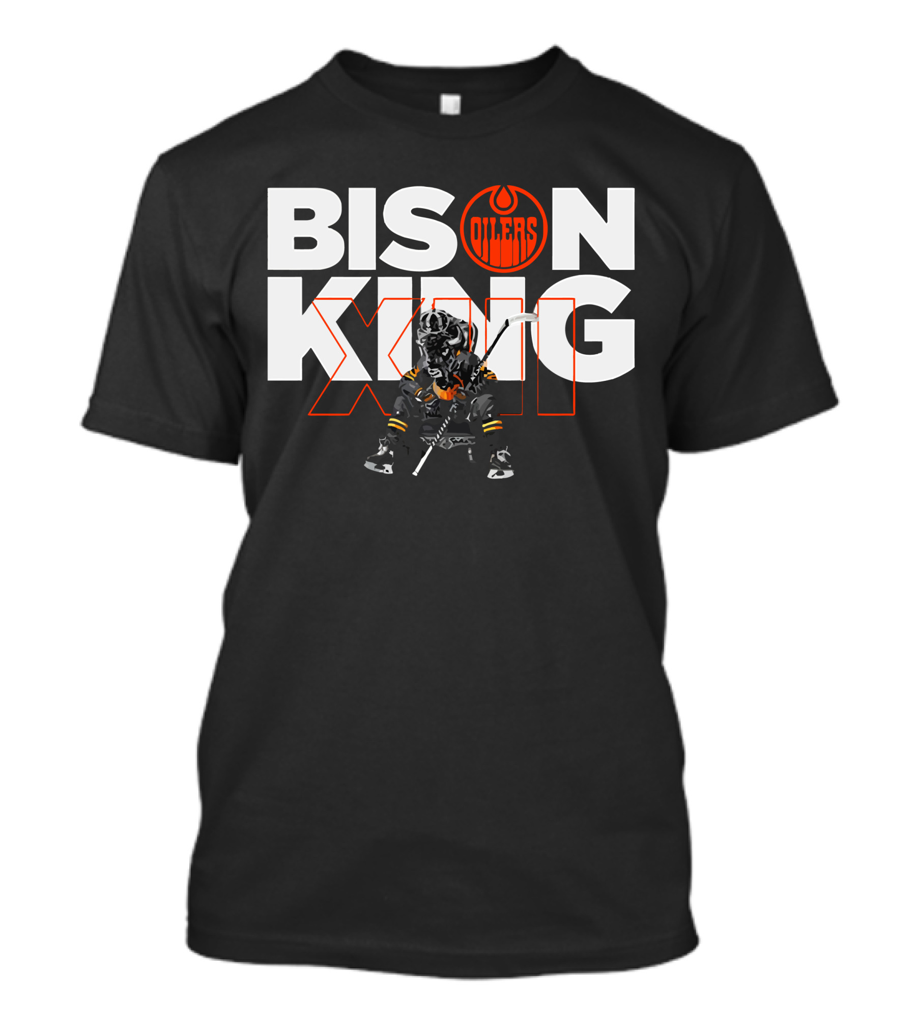 Oilers Bison King Hockey Player Edmonton T-Shirt
