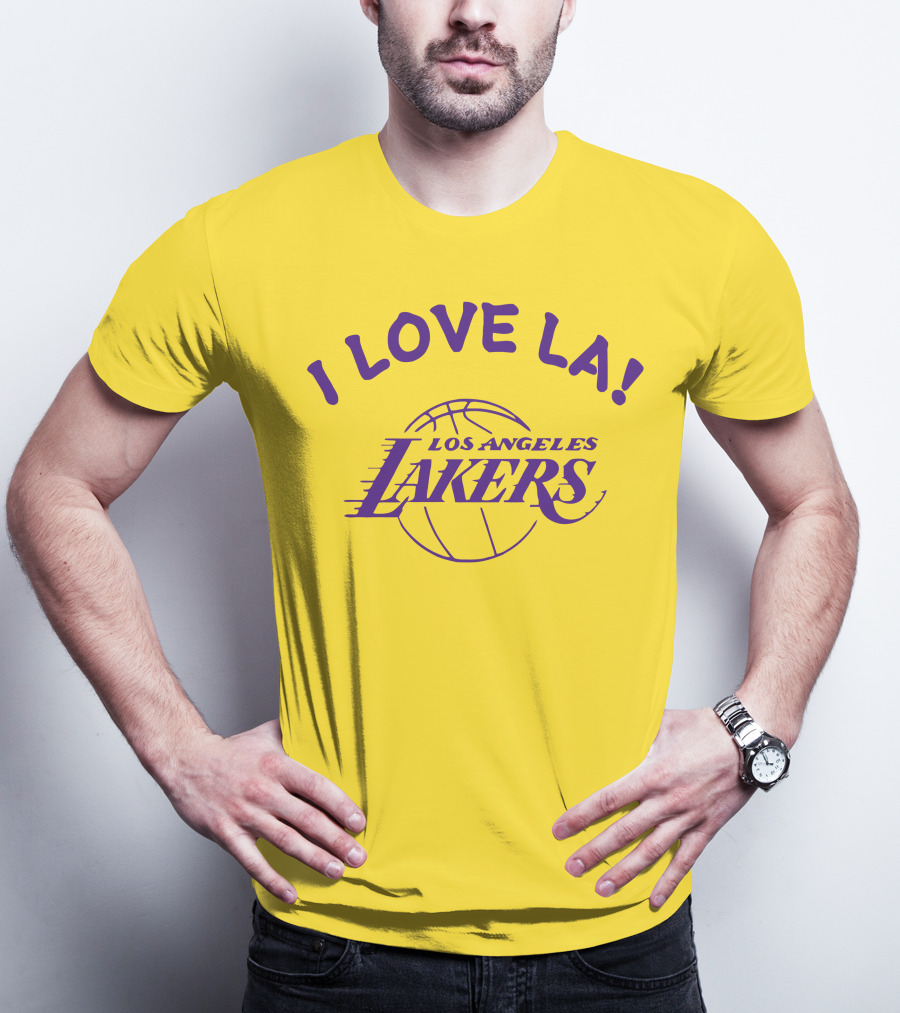I Love LA Los Angeles Lakers Basketball T-Shirt