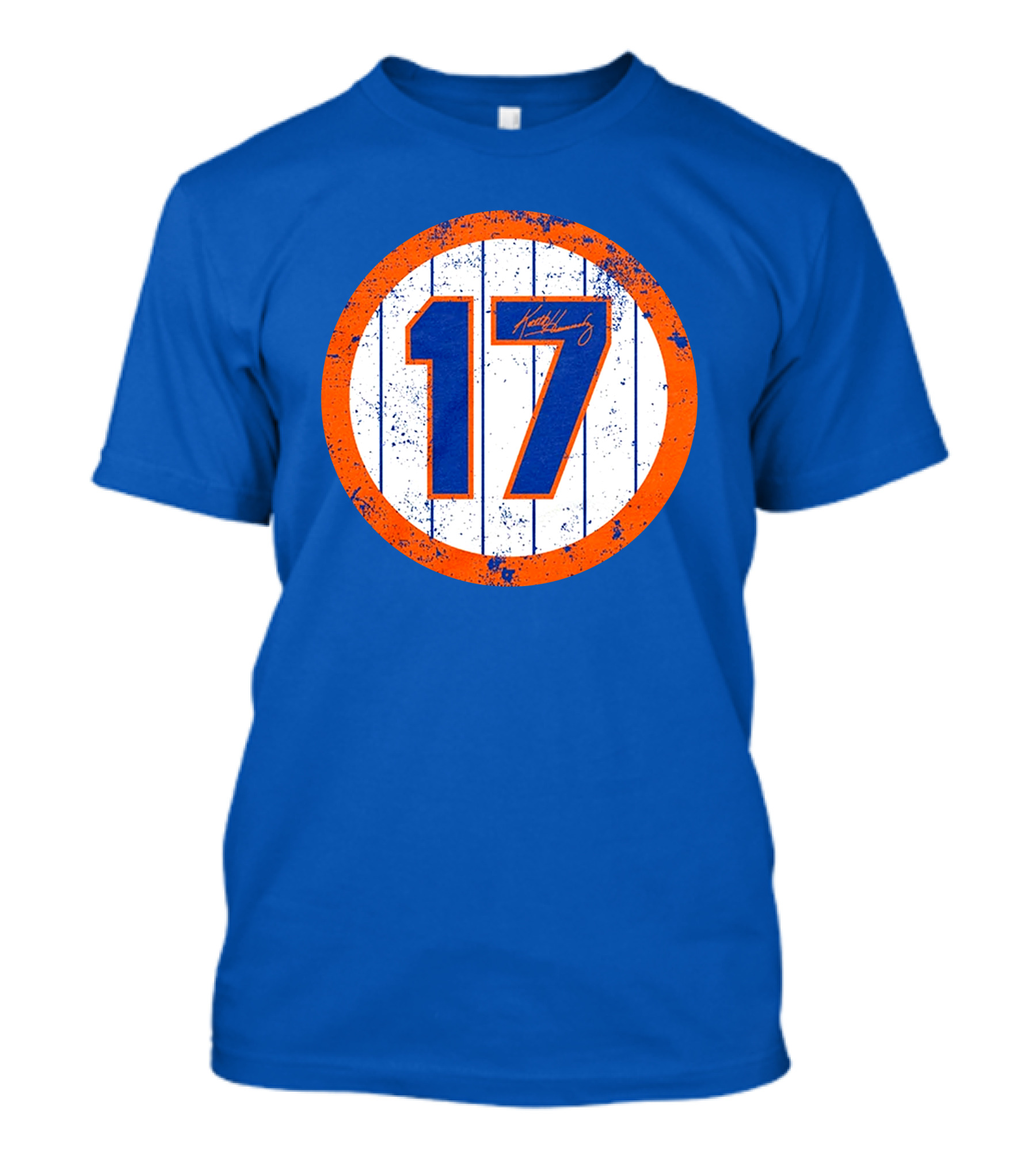 Keith Hernandez 17 New York Mets Jersey Number Signature Classic T-Shirt