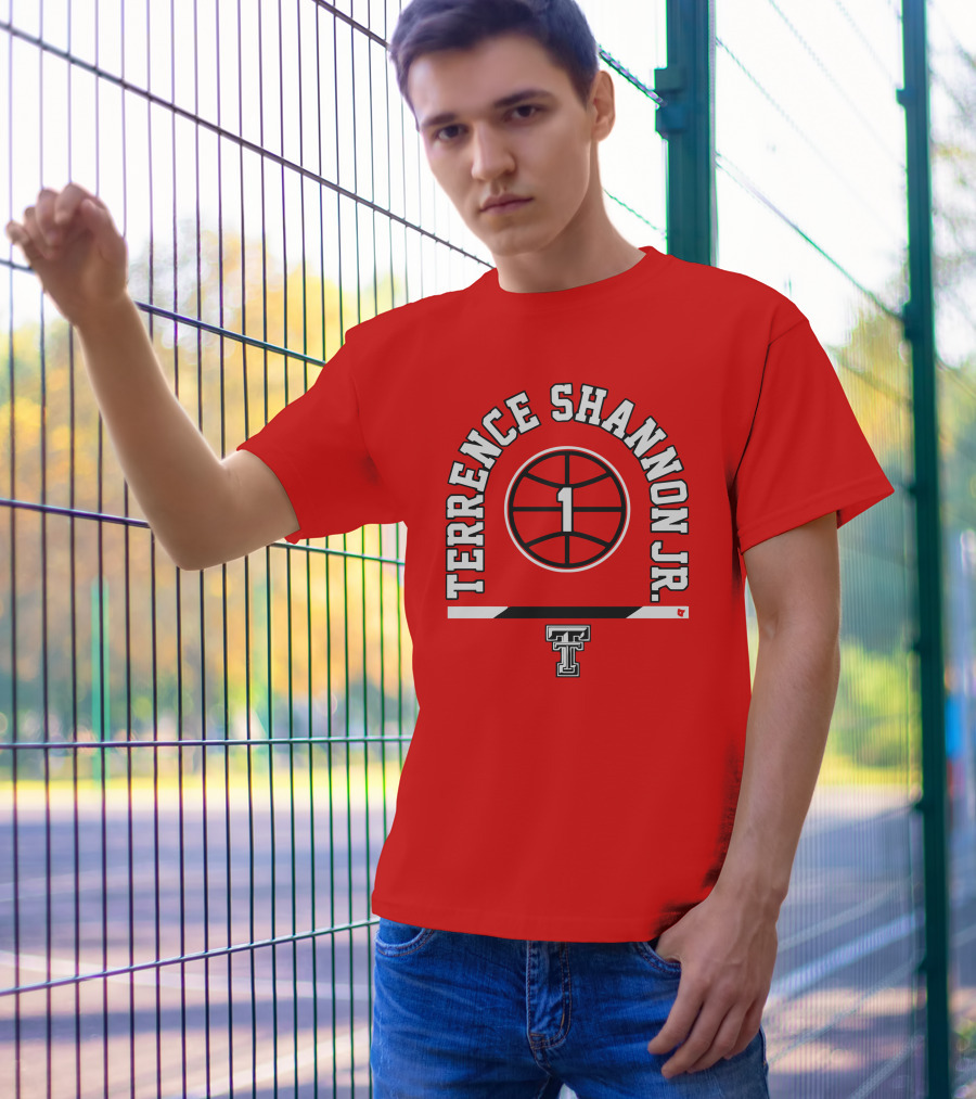 Terrence Shannon Jr. Texas Tech Basketball Number 1 T-Shirt