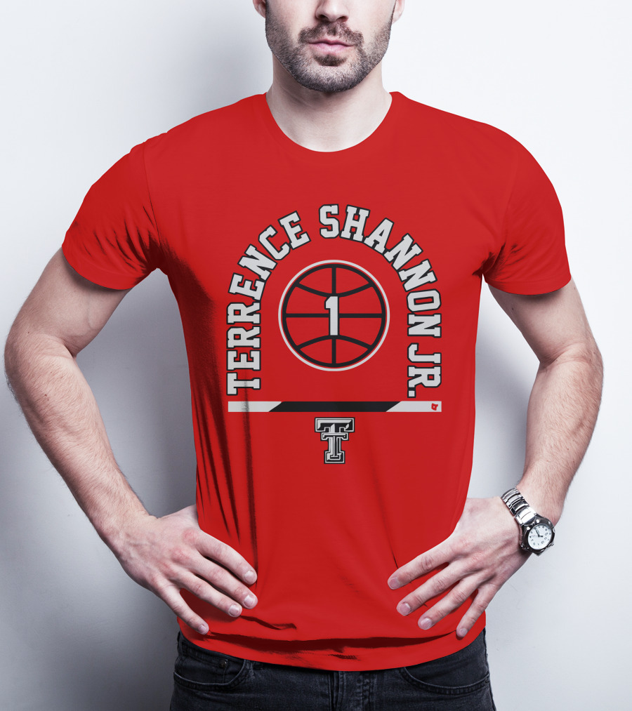 Terrence Shannon Jr. Texas Tech Basketball Number 1 T-Shirt