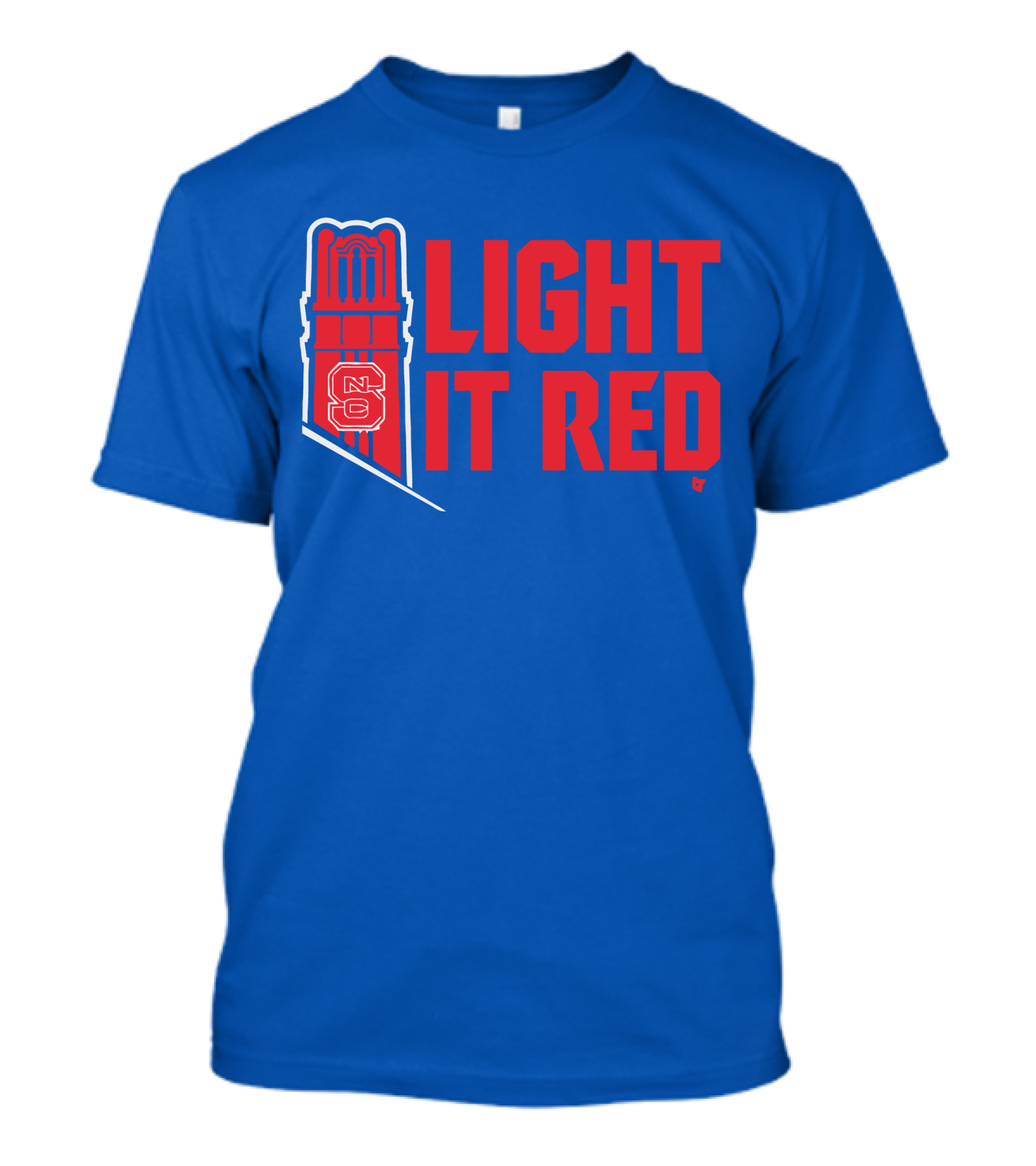 NC State Light It Red Bell Tower T-Shirt