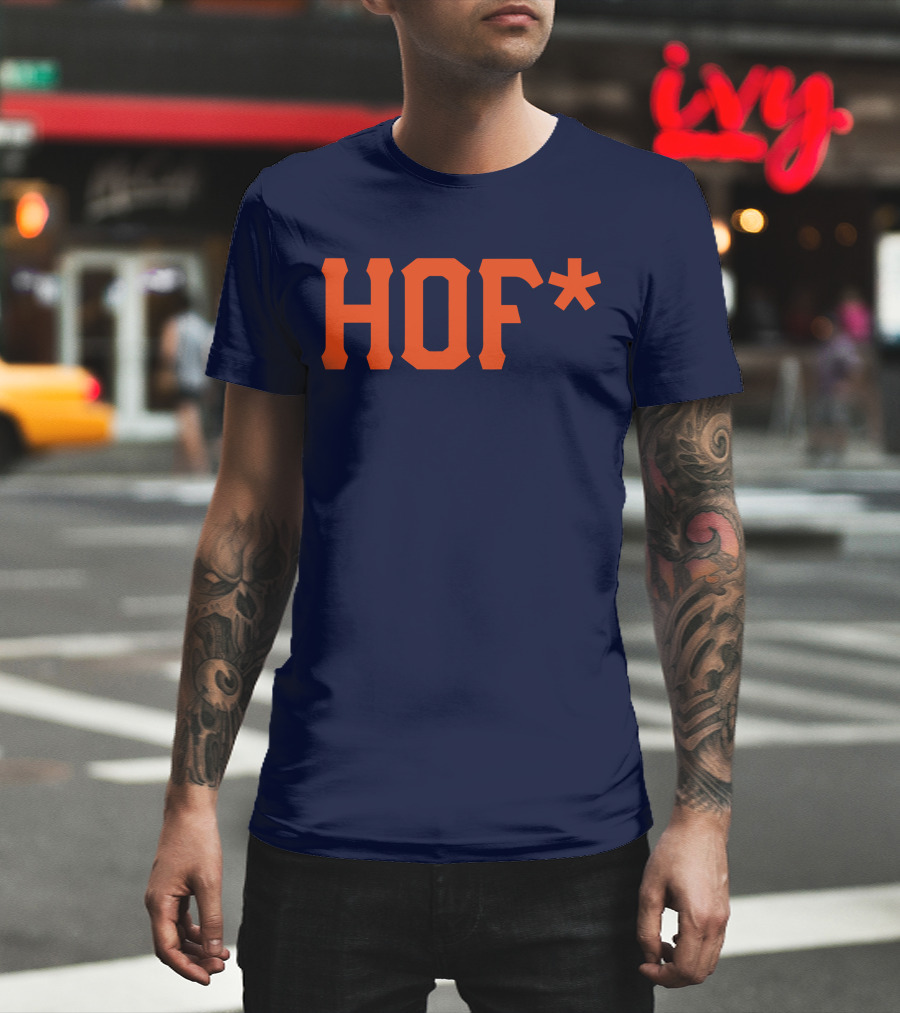 HOF* Navy Orange T-Shirt