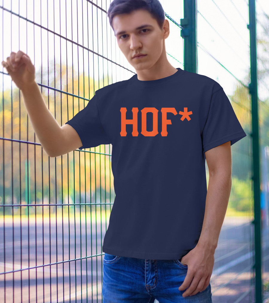 HOF* Navy Orange T-Shirt