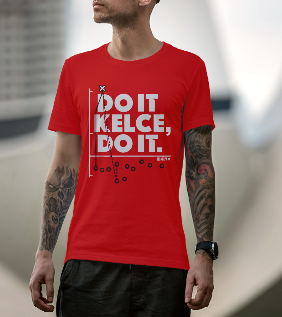 Do It Kelce Do It NFLPA Football Play T-Shirt