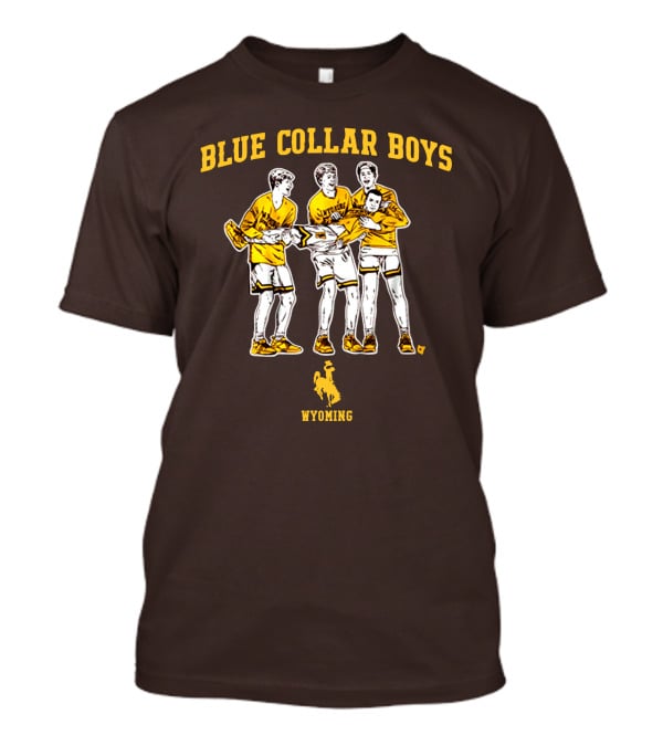 Blue Collar Boys Wyoming Basketball Team T-Shirt
