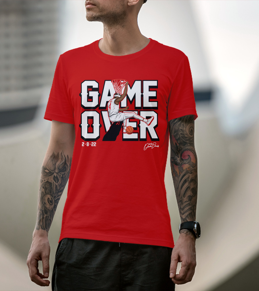 Davonte Devo Davis Game Over Dunk 2-8-22 Signature T-Shirt