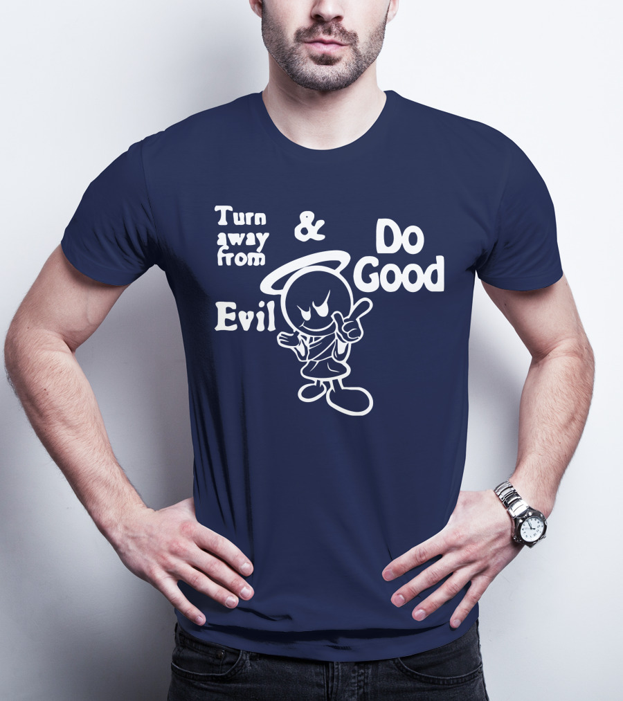 Turn Away From Evil And Do Good Halo Character T-Shirt