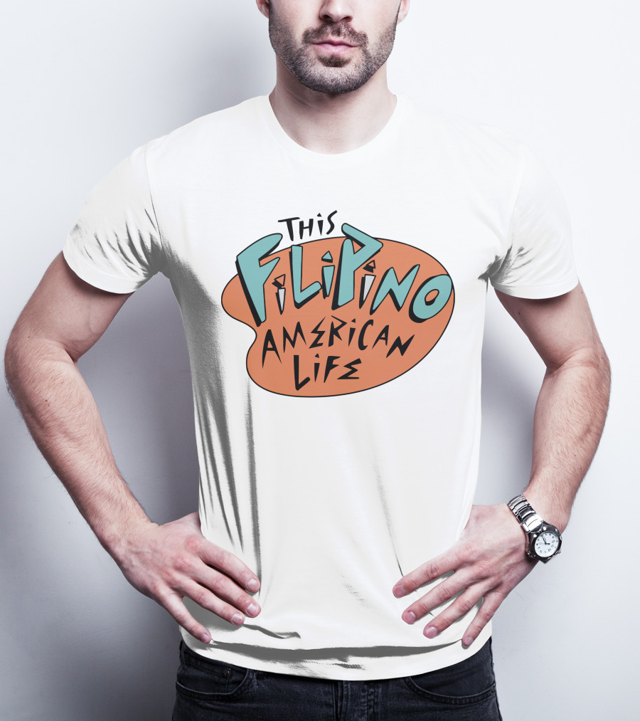 This Filipino American Life TFAL Retro Vibe Text T-Shirt