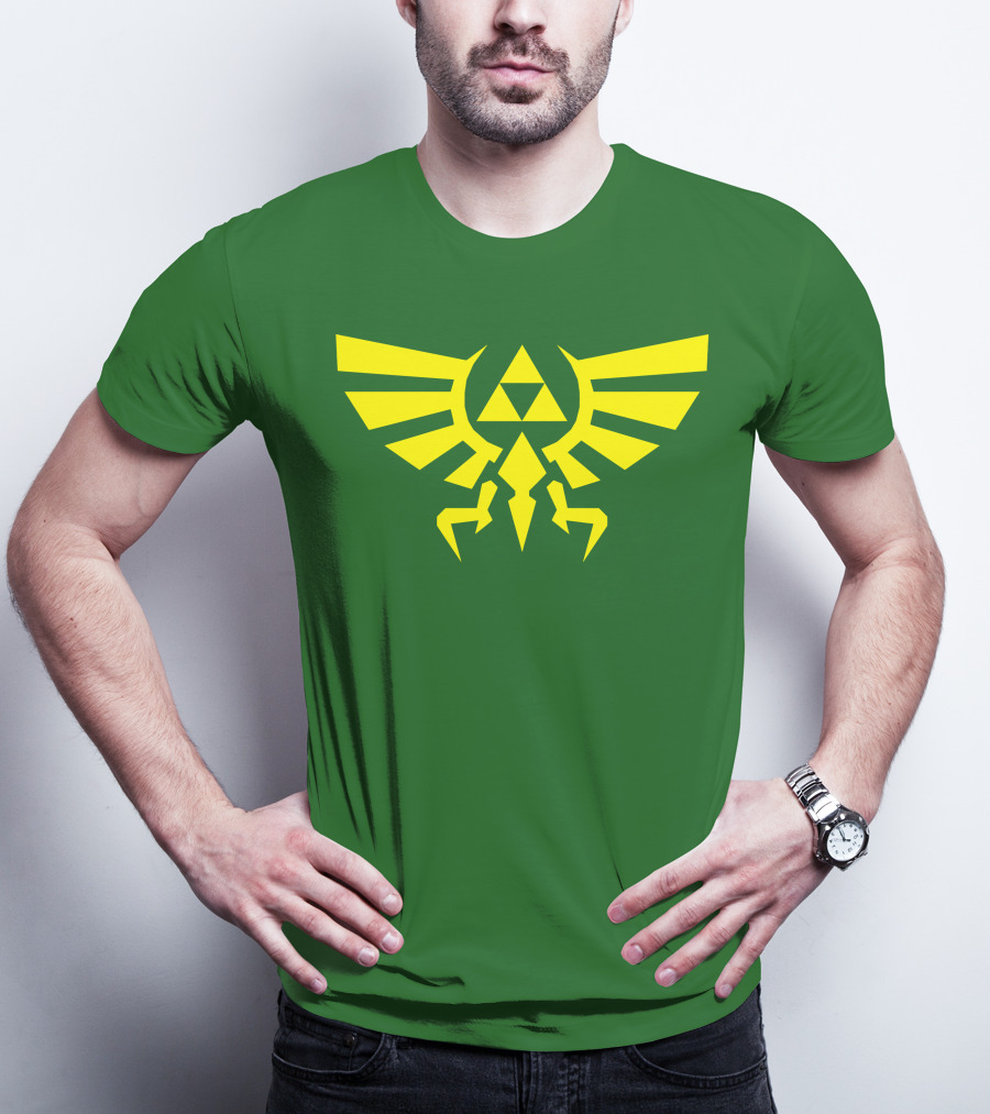 Triforce Hylian Crest And Cargo Shorts T-Shirt