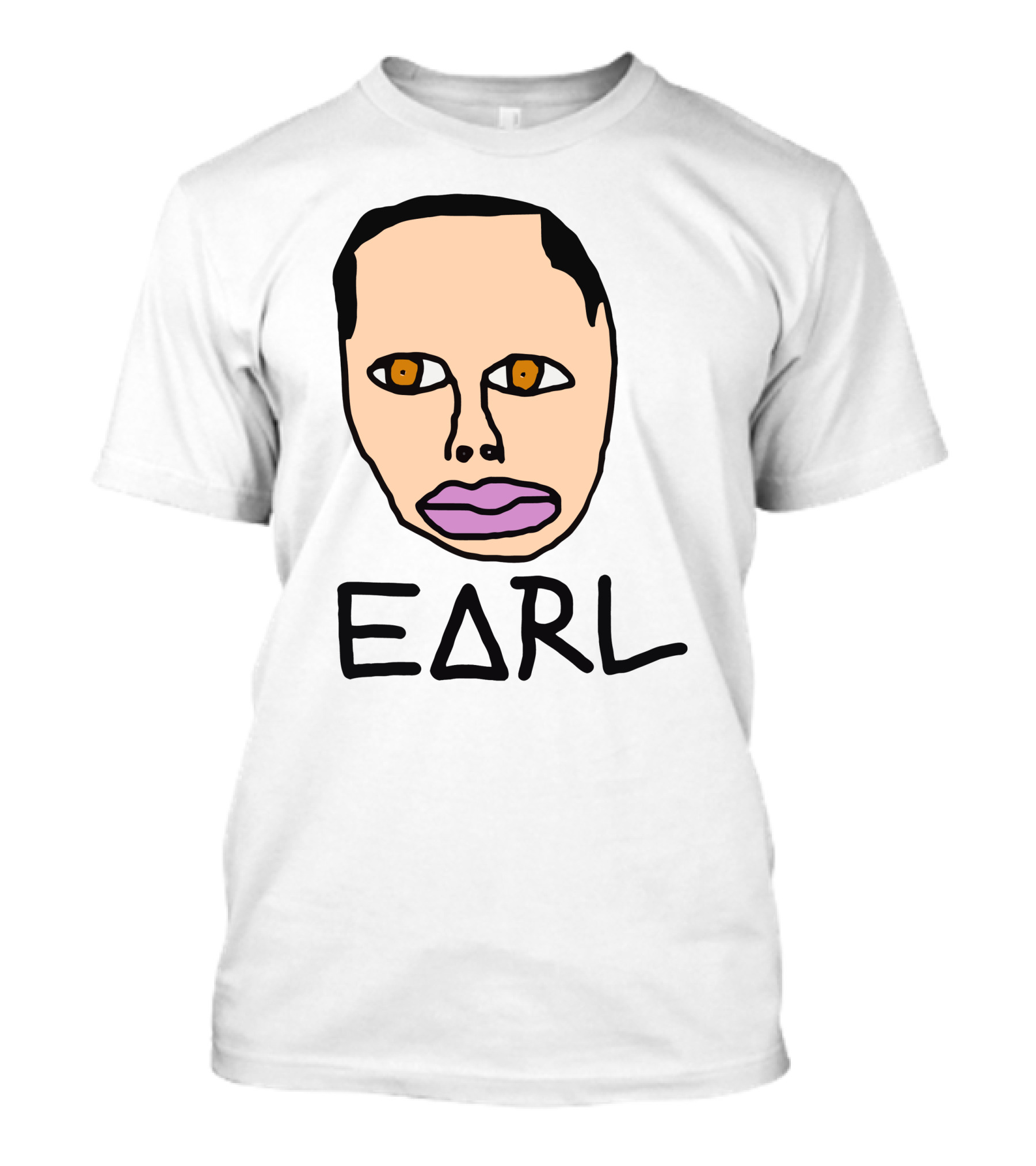 Earl Sweatshirt Odd Future Free Earl Face Drawing T-Shirt
