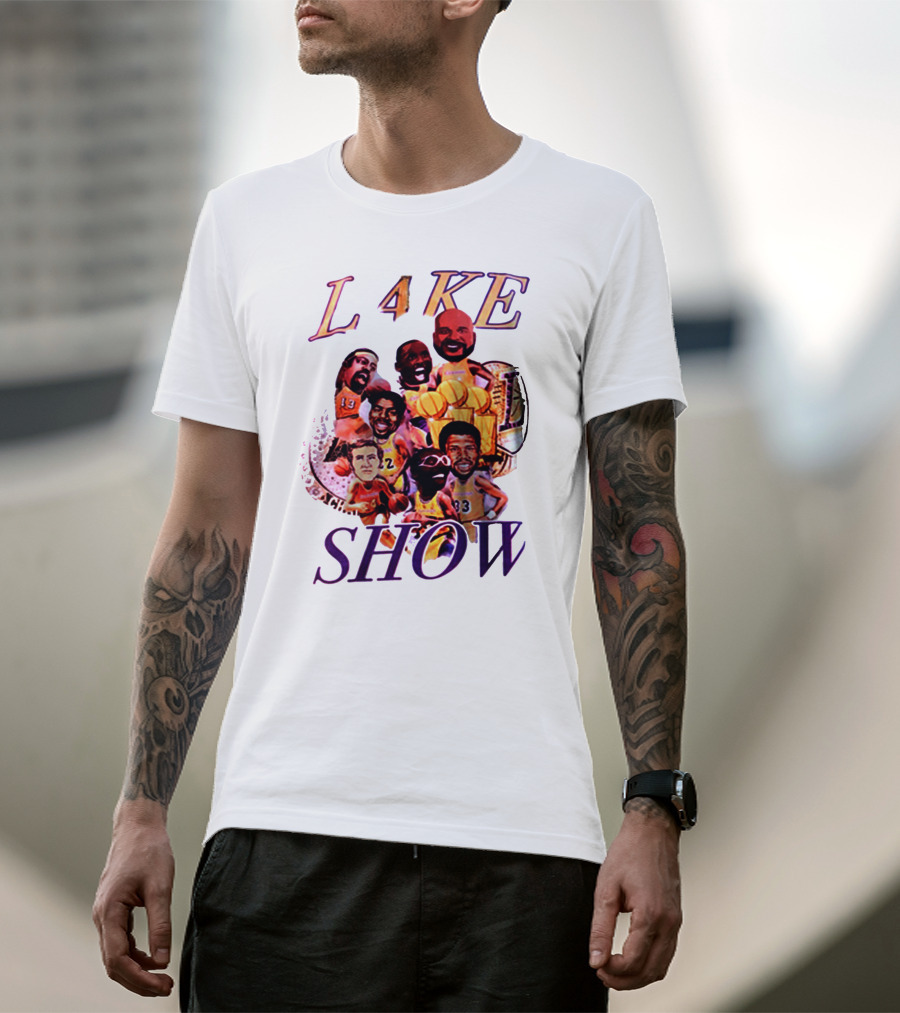 L4KE SHOW LeBron James Laker Legends T-Shirt