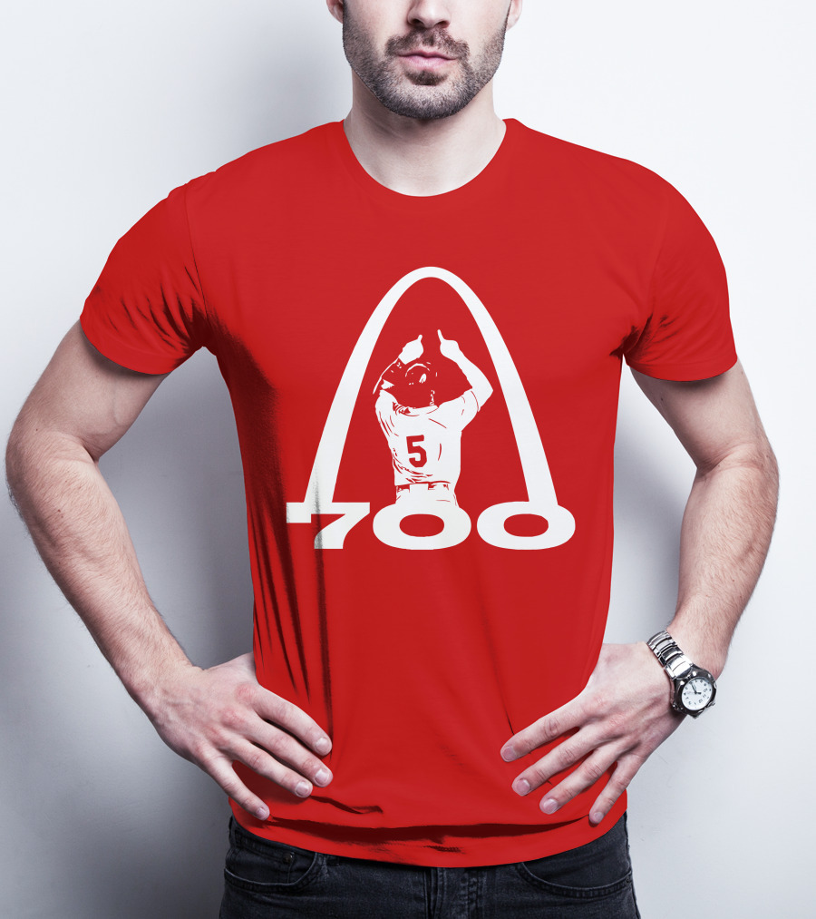 700 Baseball Arch Number 5 T-Shirt