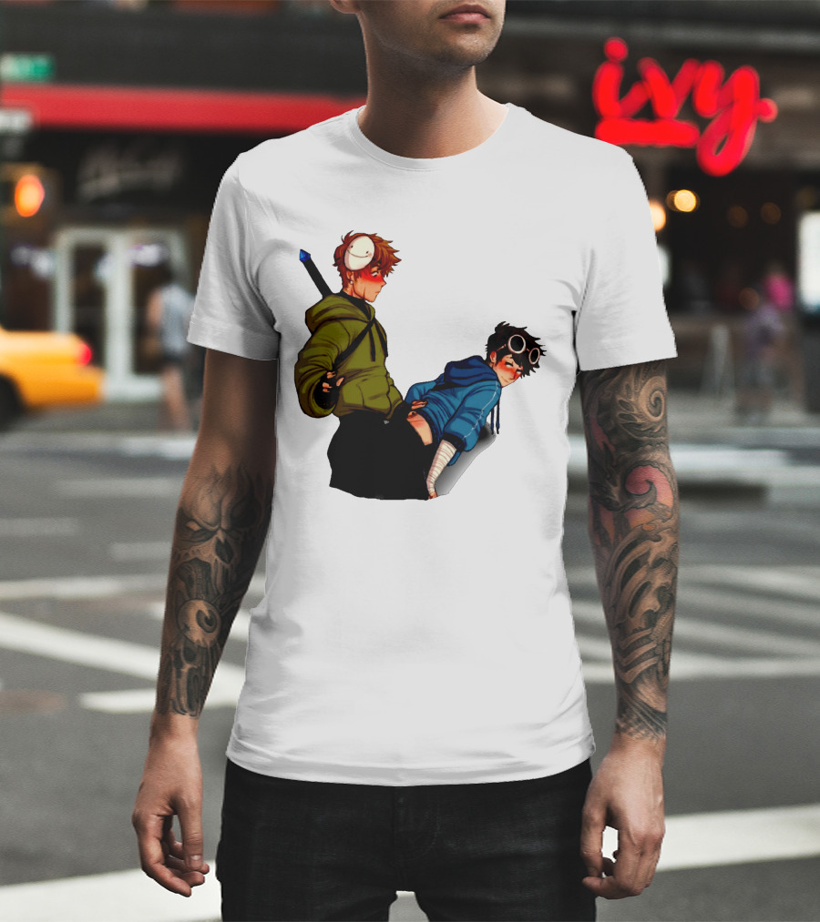 NSFW DNF Dream Team Blushing Character T-Shirt