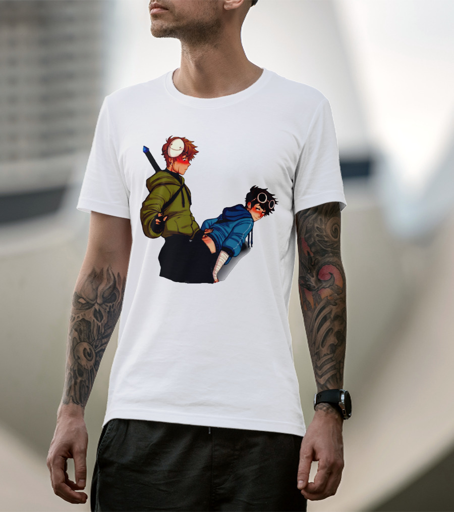 NSFW DNF Dream Team Blushing Character T-Shirt