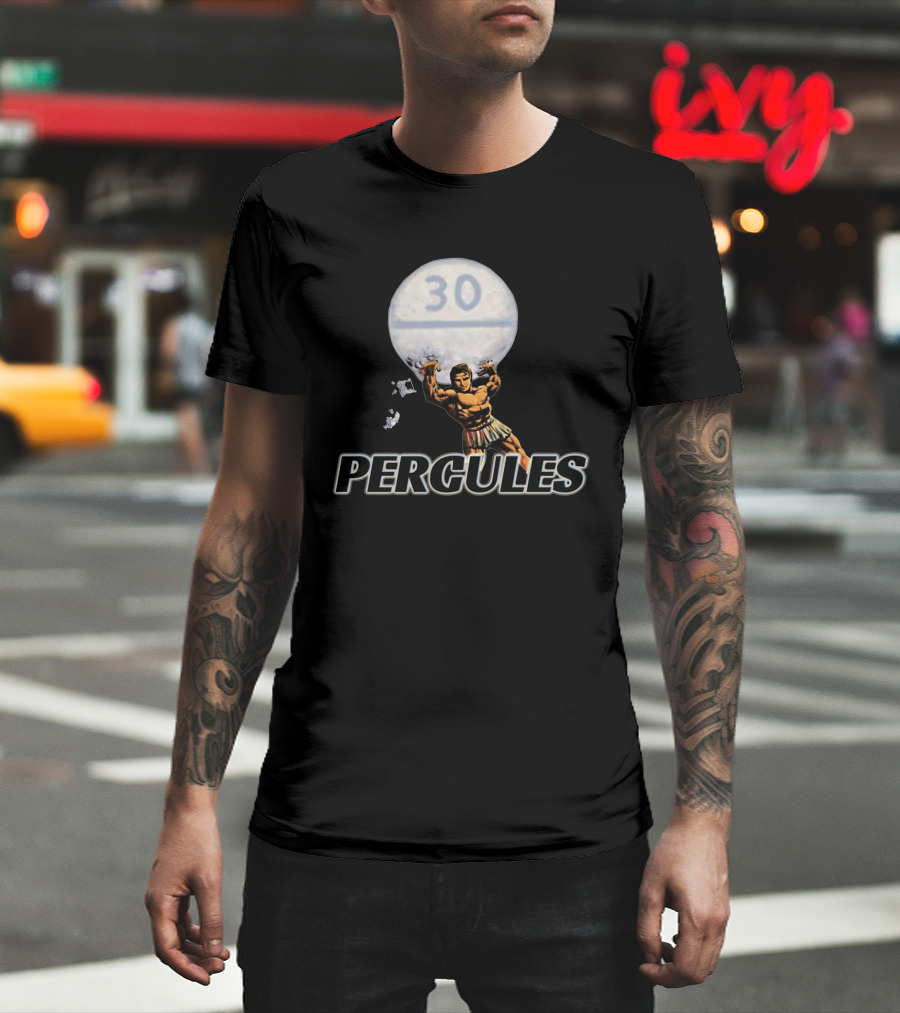 PERCULES Strongman Lifting 30 Pill T-Shirt