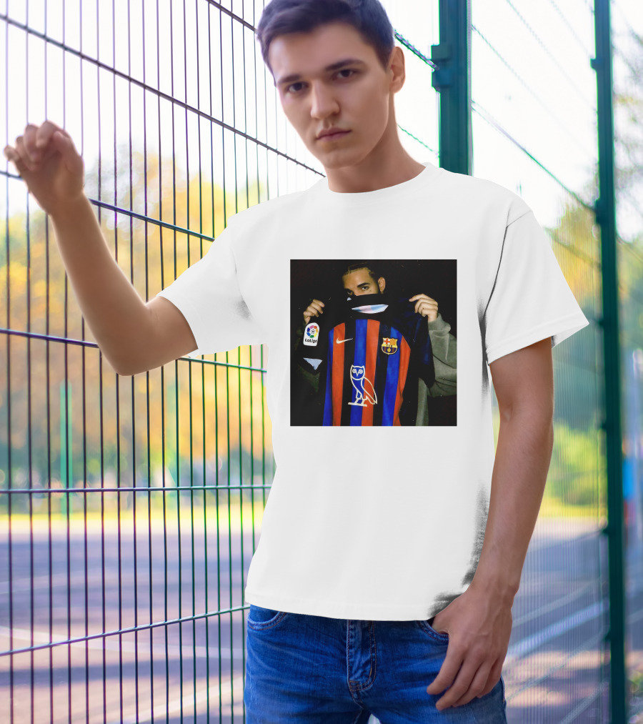 Drake Barcelona La Liga OVO FC Barcelona Jersey T-Shirt