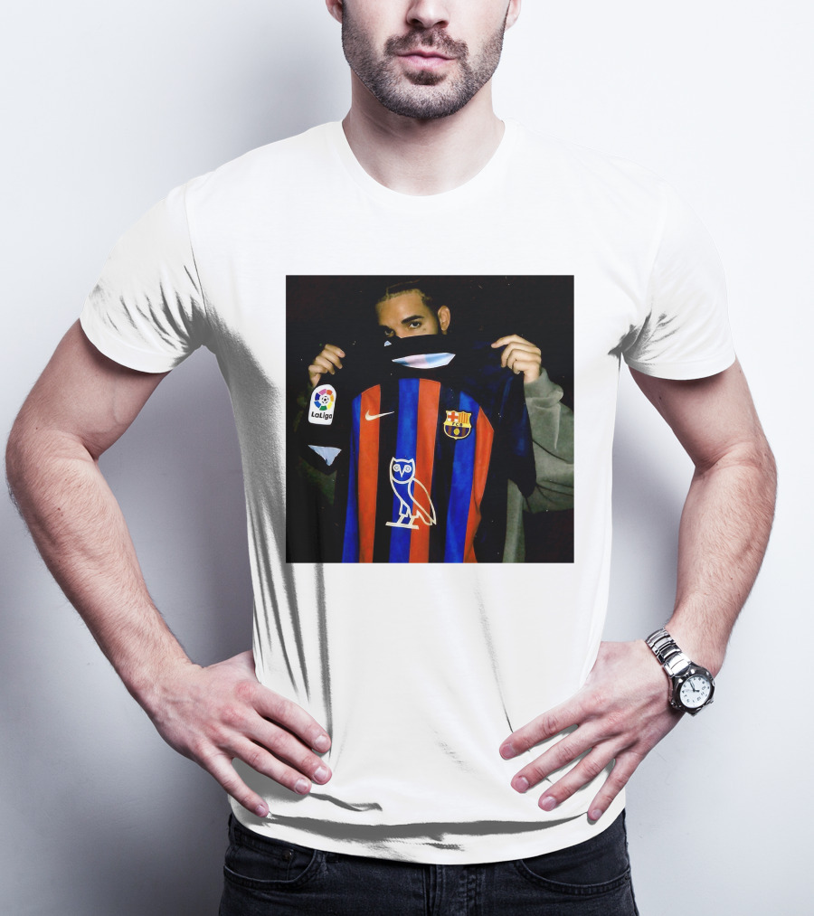 Drake Barcelona La Liga OVO FC Barcelona Jersey T-Shirt