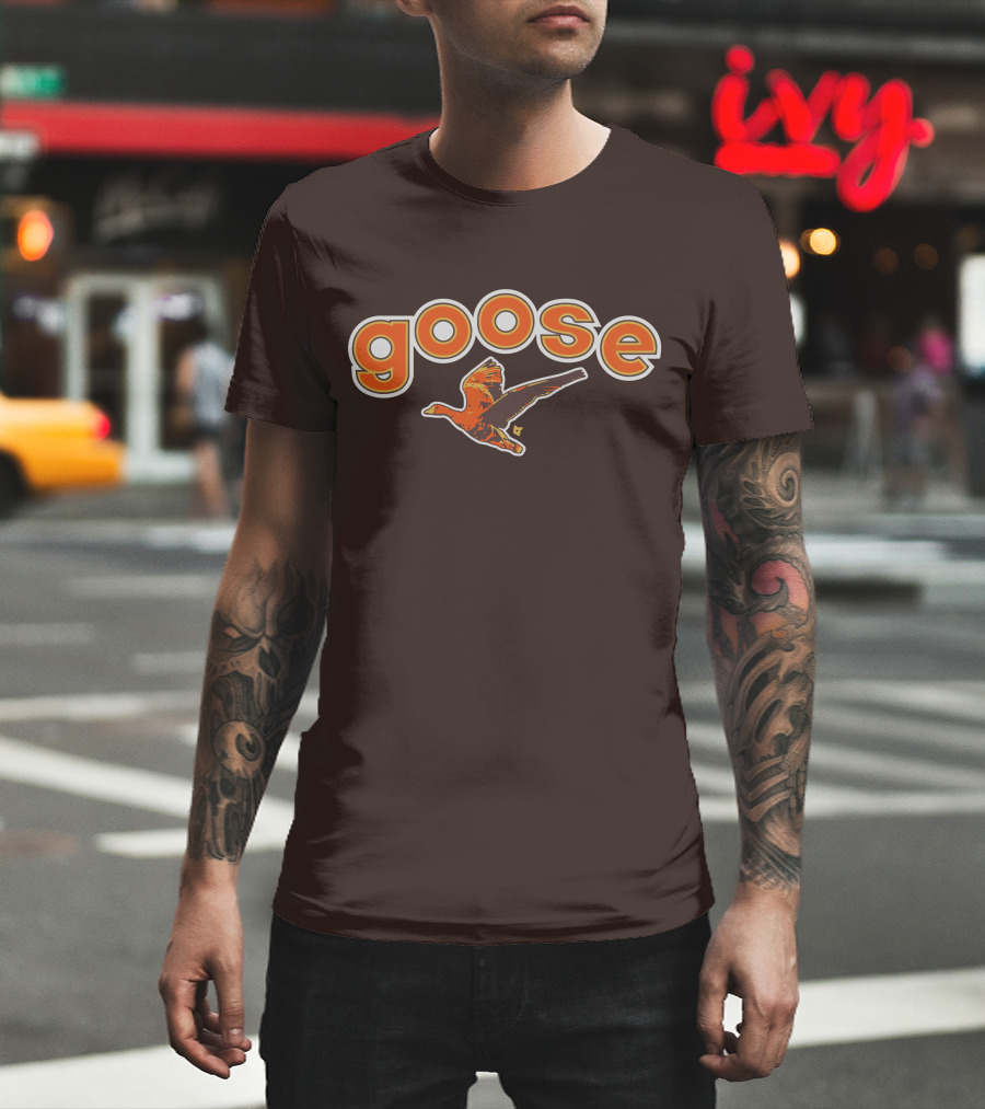 Goose Padres Brown And Orange T-Shirt