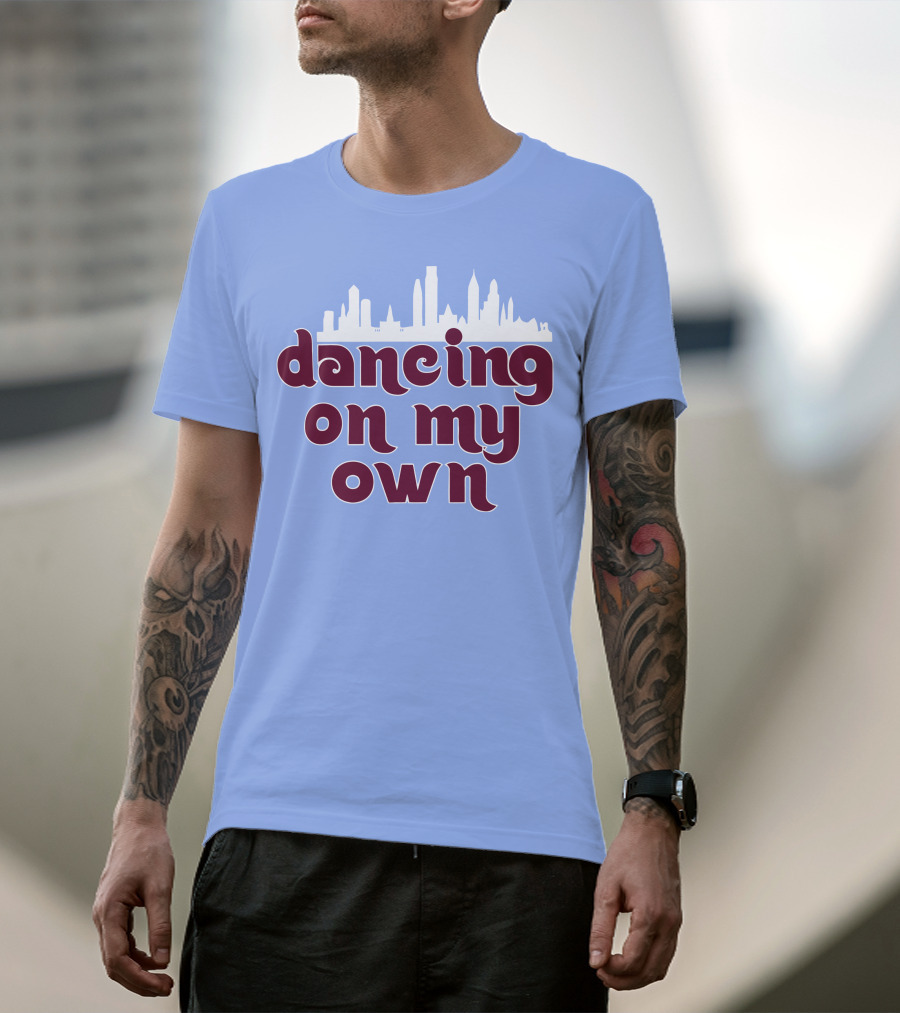 Phillies Dancing On My Own City Skyline T-Shirt